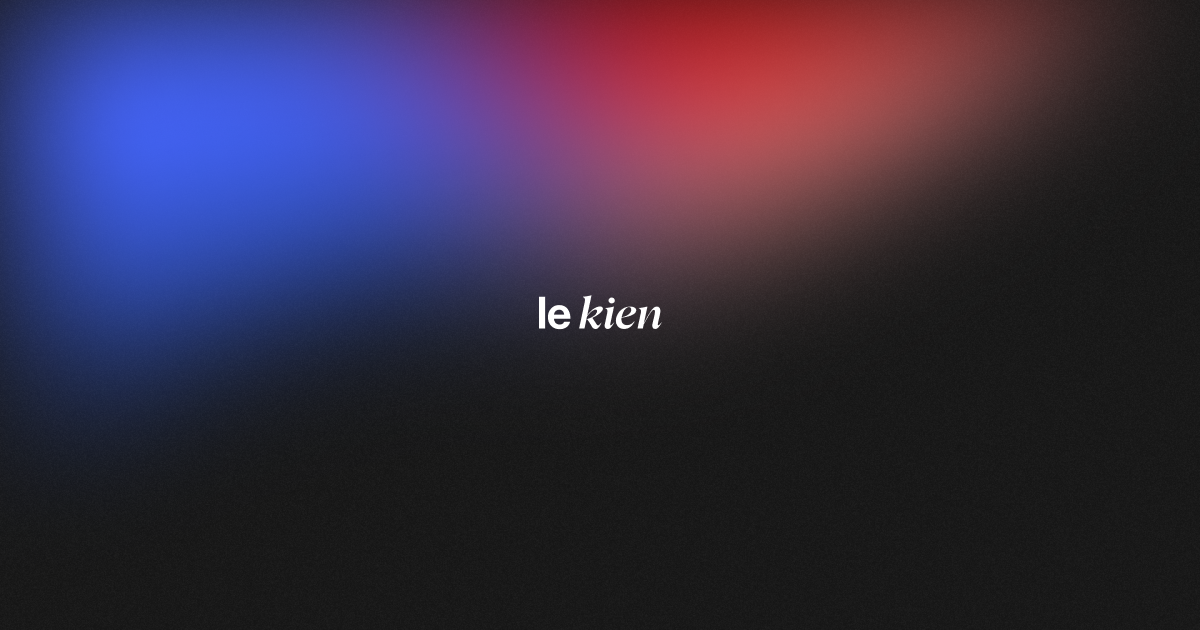 Le Kien - Portfolio